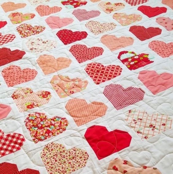 Crafting Love: Making Heart Blocks in Multiple Sizes - Crafts Ideas