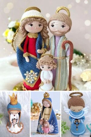 Creative ideas to make amigurumis of saints and angels - Crafts Ideas