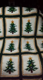 Christmas Pines Afghan - Christmas Tree - Crafts Ideas