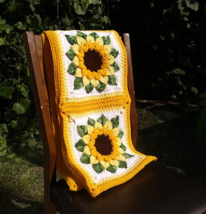 Sunflower Baby Blanket Pattern for Beginners - Crafts Ideas