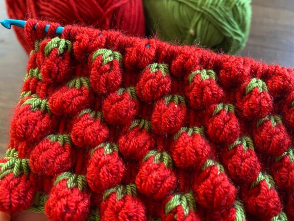 Crochet Strawberry Stitch – Beginner-Friendly Step-by-Step Pattern ...